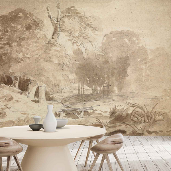 Sepia Scape Wallpaper – Chroma Living
